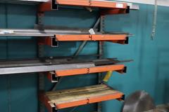 Machines Used | Single End Cantilever Stock Rack - Adjustable w 6 Shelves