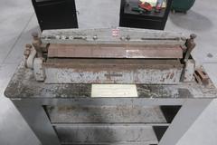Machines Used | Berkroy B90 24" Finger Brake on Stand