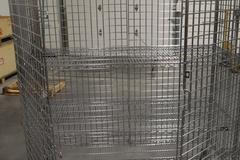 Machines Used | Uline Wire Security Cage; 4 Shelf - 48" x 24" x 70"