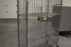 Machines Used | Uline Wire Security Cage; 4 Shelf - 48" x 24" x 70"