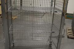 Machines Used | Uline Wire Security Cage; 4 Shelf - 48" x 24" x 70"